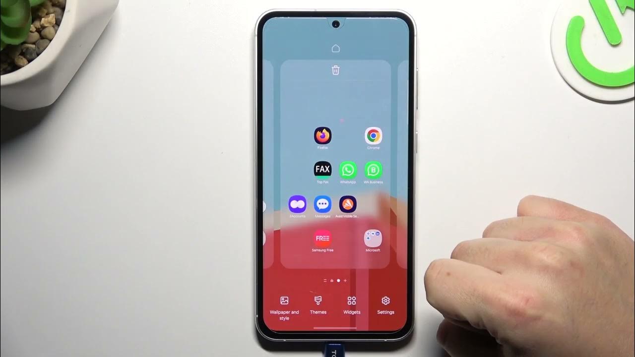 How to Add New Apps to SAMSUNG Galaxy S23 FE Home Screen? - YouTube