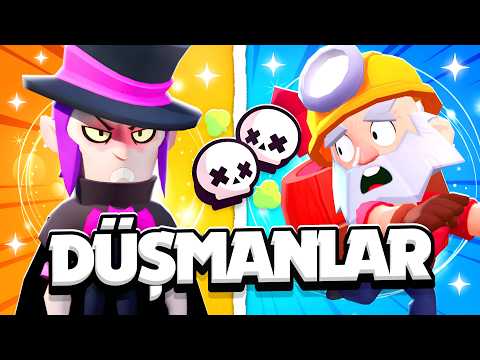 10 Yaşındaki Takipçimle Bütün DÜŞMAN Karakterleri Oynadık! 😈 | Brawl Stars