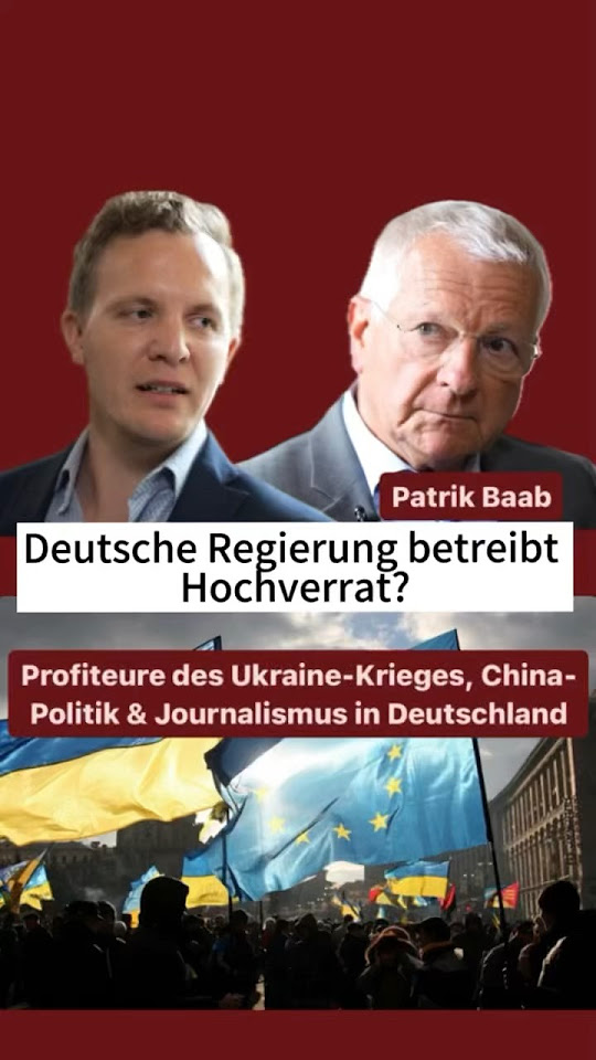 Deutsche Regierung betreibt Hochverrat? https://youtu.be/nzsfo7-L9bU?si ...