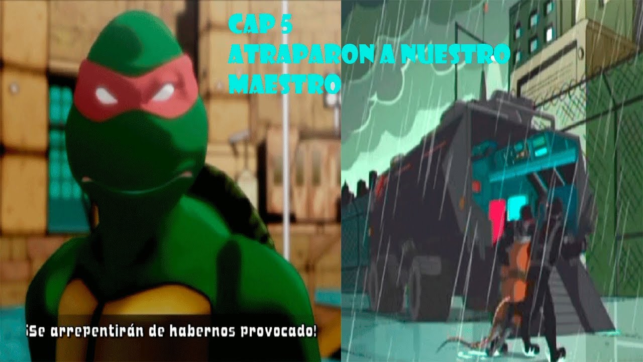 Tmnt Nightmare 3 cap 5 Atraparon al maestro splinter - YouTube