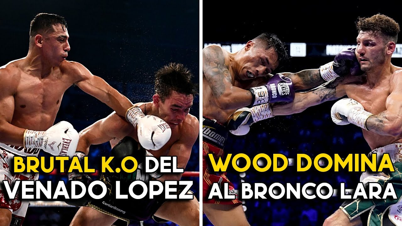 INCREIBLE KO del Venado Lopez vs Conlan | Leigh Wood DOMINA al Bronco ...