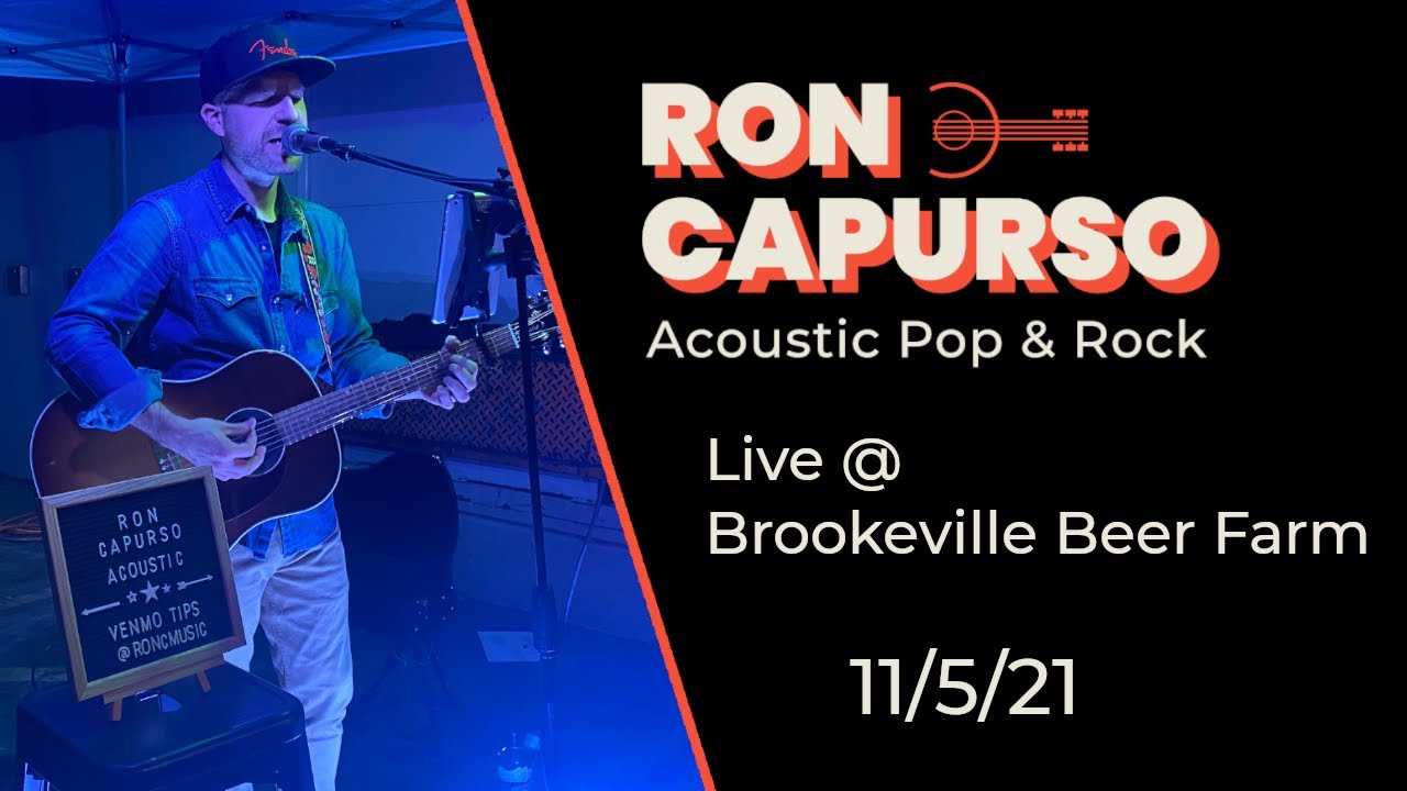 Ron Capurso Live @ Brookeville Beer Farm - YouTube