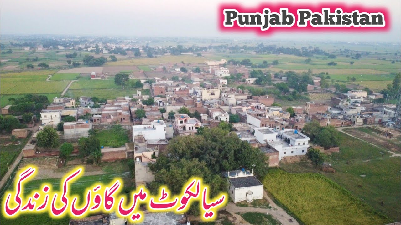 Most Beautiful Village Life in Sialkot Pakistan | Rural Life Punjab ...