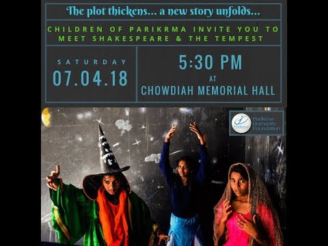 Children of Parikrma Humanity Foundation present The Tempest - YouTube