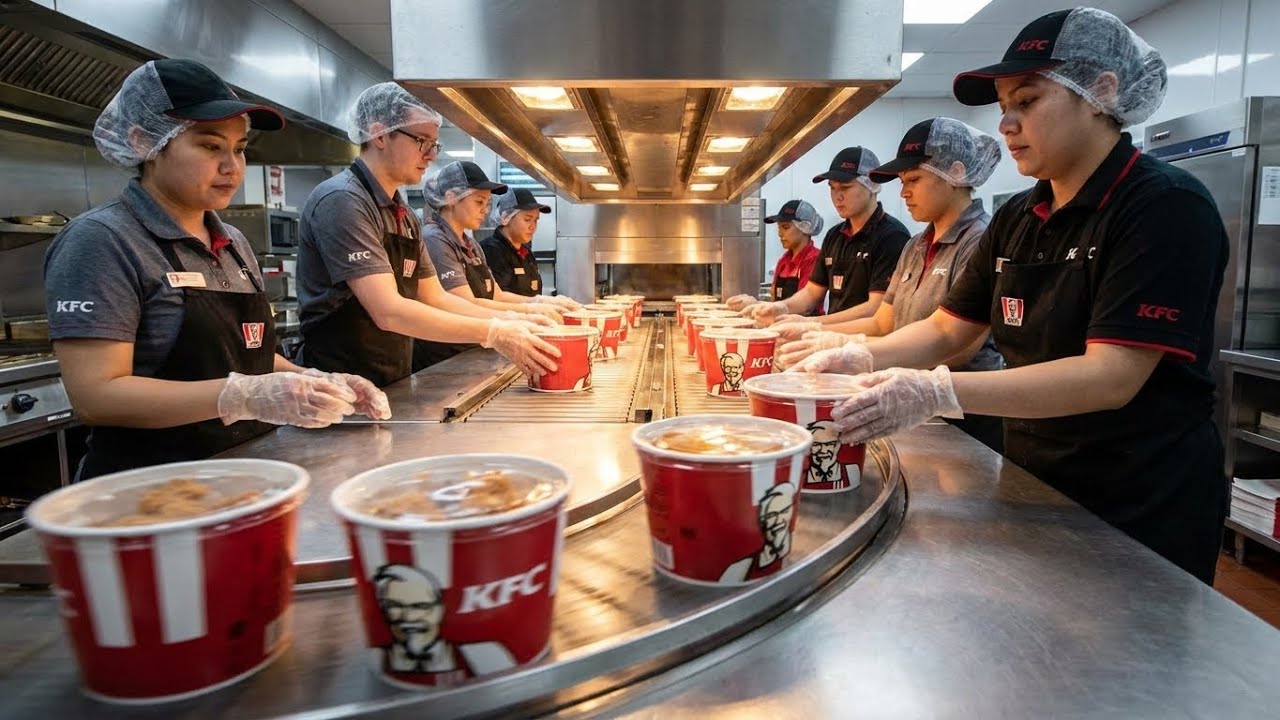 inside the KFC Factory:How Crispy Chicken Is Really Made - YouTube