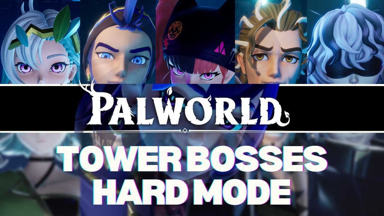 Palworld All Tower Bosses Hard Mode - YouTube