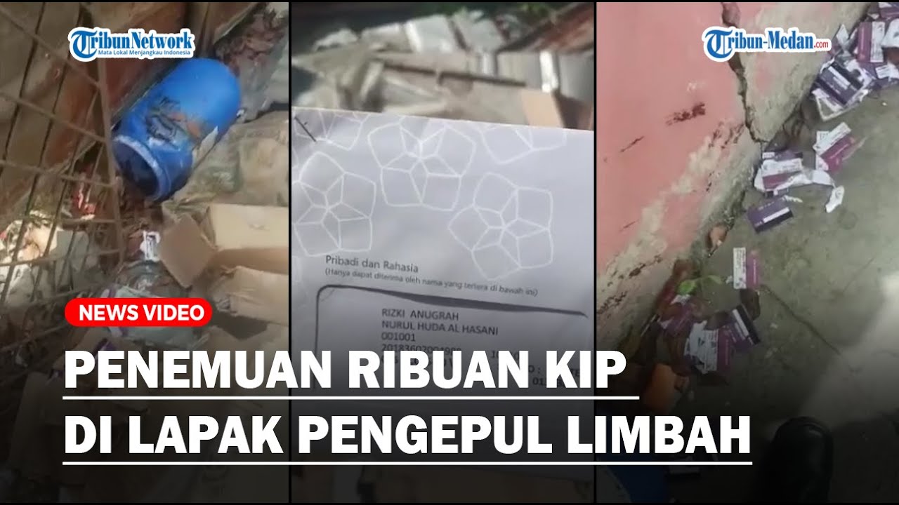 Viral Temuan Ribuan Kartu Indonesia Pintar Bersegel di Lapak Pengepul ...