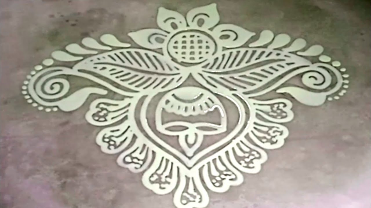 unique beautiful alpana &rangoli deasine/creative alpana deasine expert ...