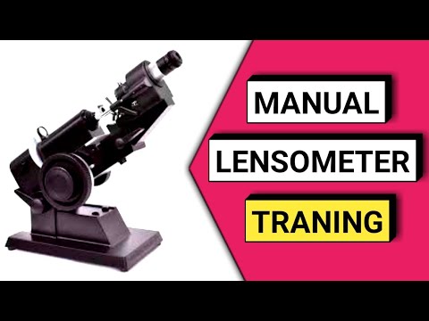 How to use manual lensometer | lensometer training hindi @omtalk - YouTube