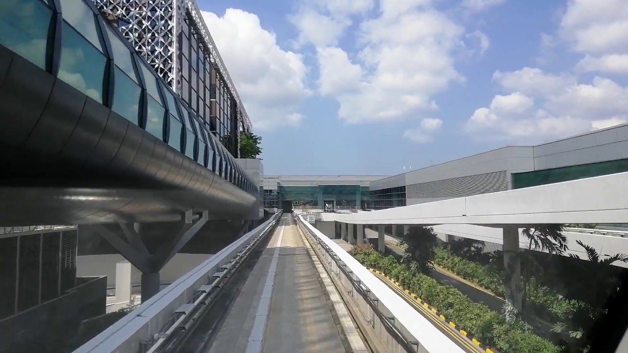 Changi Airport Skytrain [03]: Terminal 1 - Terminal 3 - YouTube