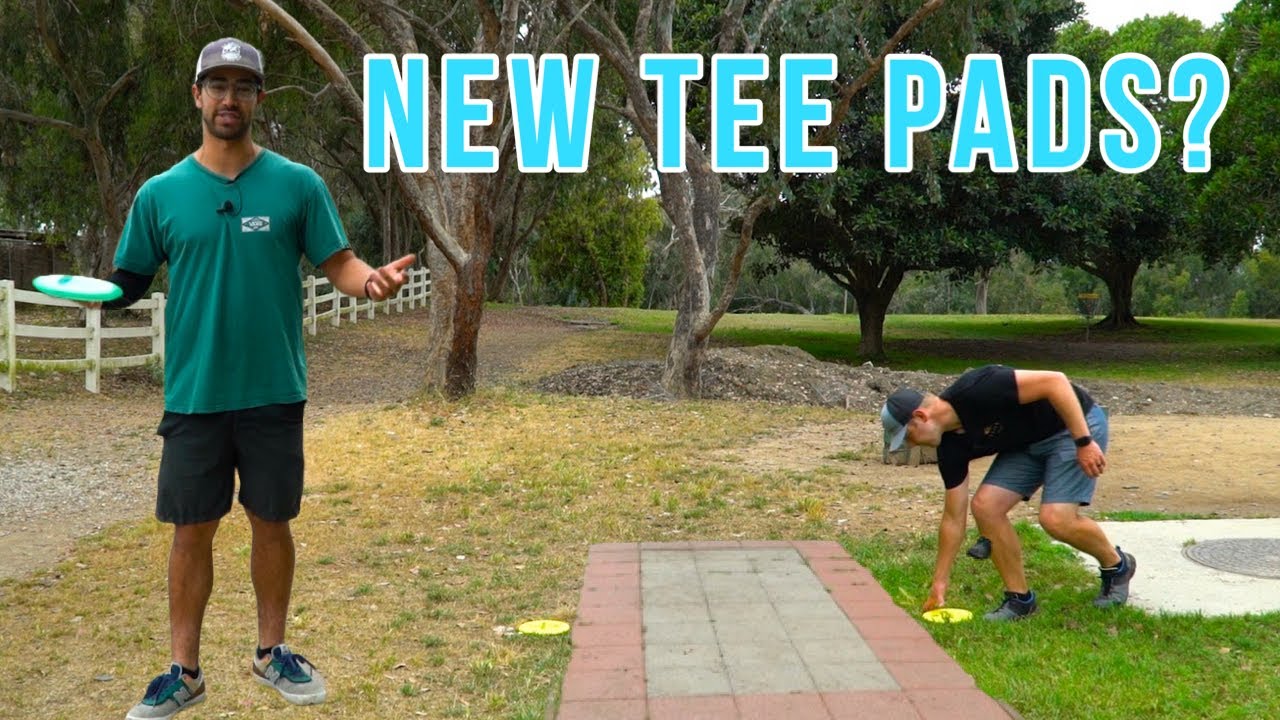 Creating our own tee pads at Huntington Beach Disc Golf Course! - YouTube