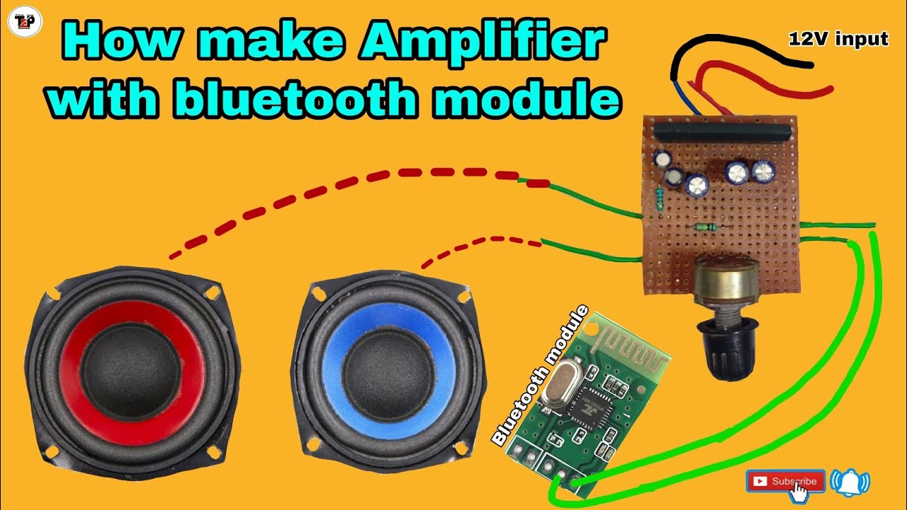 How to Make Bluetooth Amplifier at home | LA/CD4440 ic using make ...