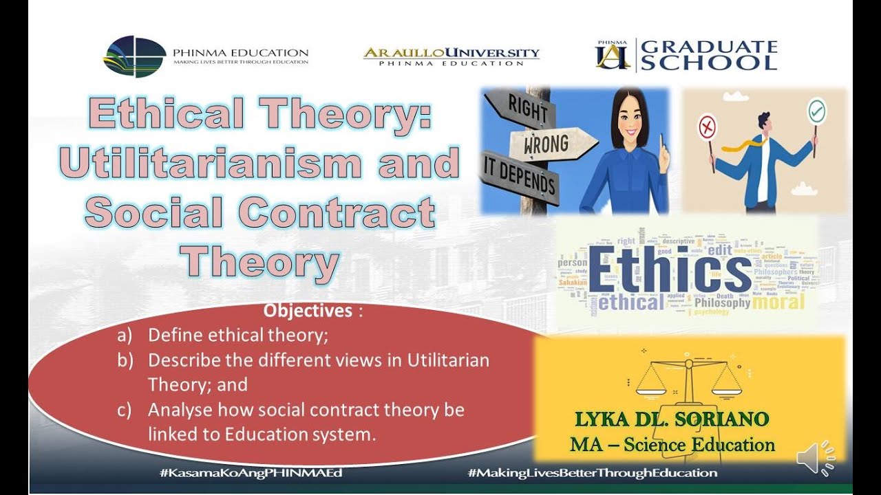 UTILITARIANISM AND SOCIAL CONTRACT THEORY - YouTube
