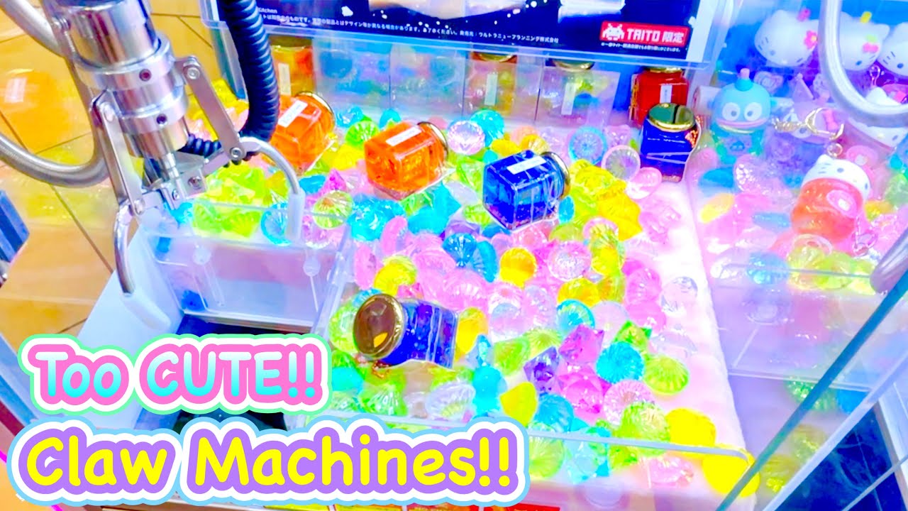 Various Claw Machine in Japan ! Funny Prizes Wins!! かわいいUFOキャッチャーが沢山 ...