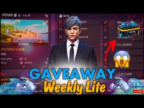 now live video weekly lite giveaway 🔴 - YouTube