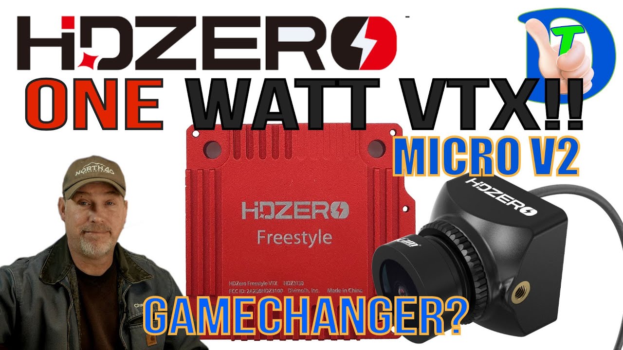 HDZero 1 watt Freestyle VTX, Micro V2 Camera - YouTube