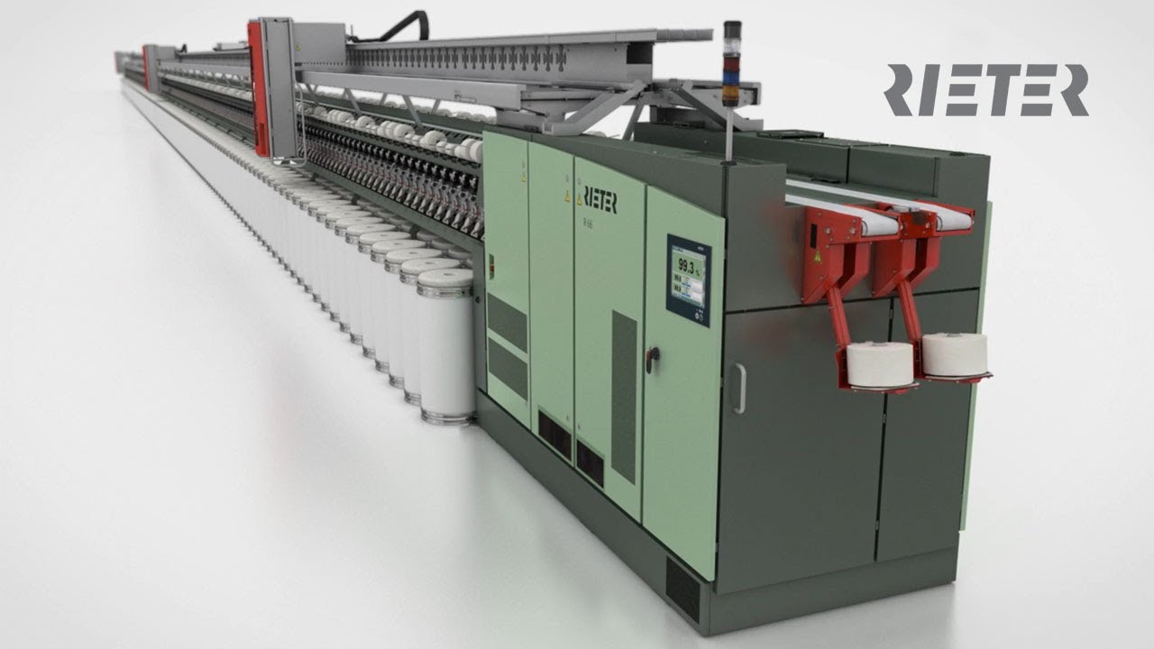 Rieter Rotor Spinning Machine R 66 │ Modern Rotor Spinning Technology ...