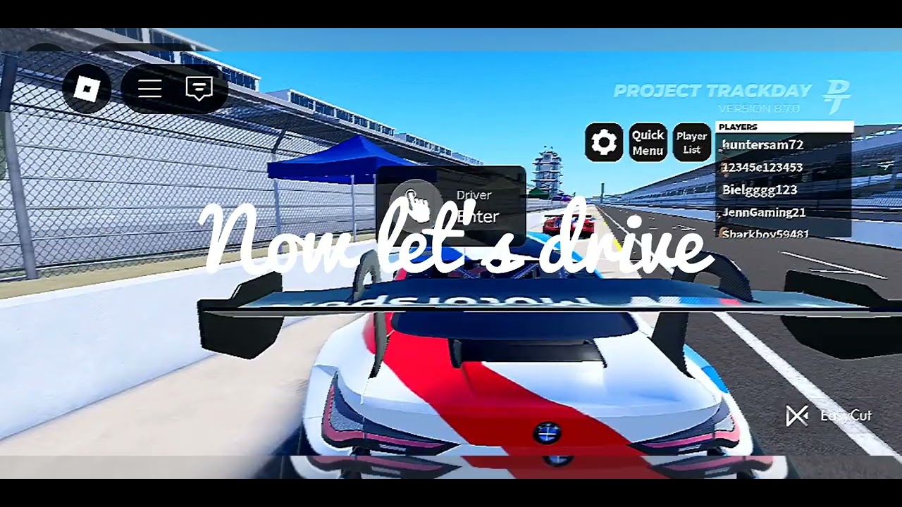 Playing project track day in roblox... - YouTube
