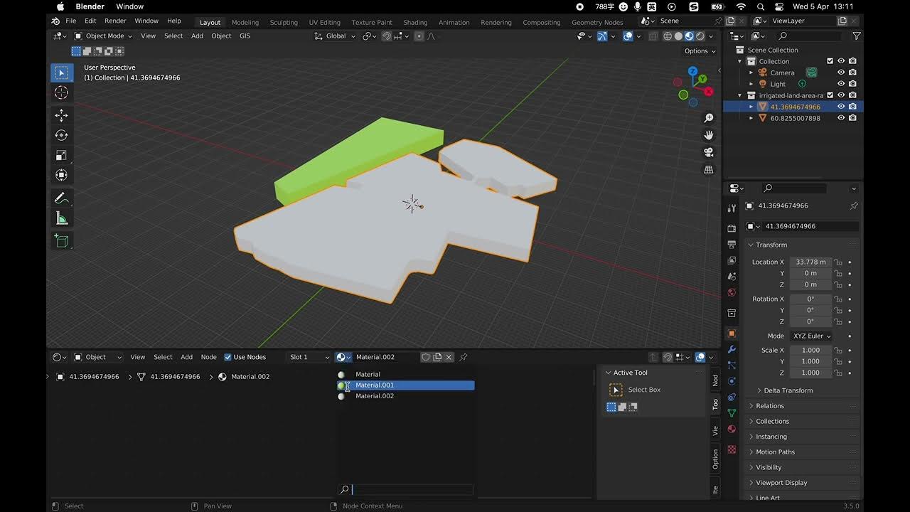 Convert shapefiles to glb files - YouTube