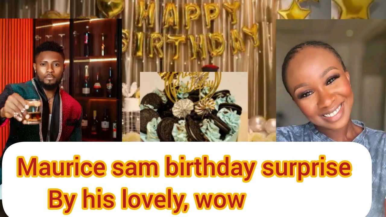 watch 👉see how sonia uche surprises Maurice sam on his birthday today# ...