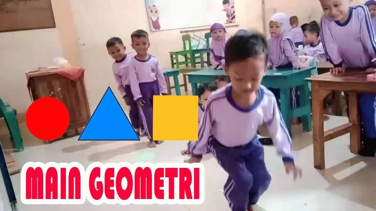 MENGENAL GEOMETRI DENGAN PERMAINAN ANAK PAUD - YouTube