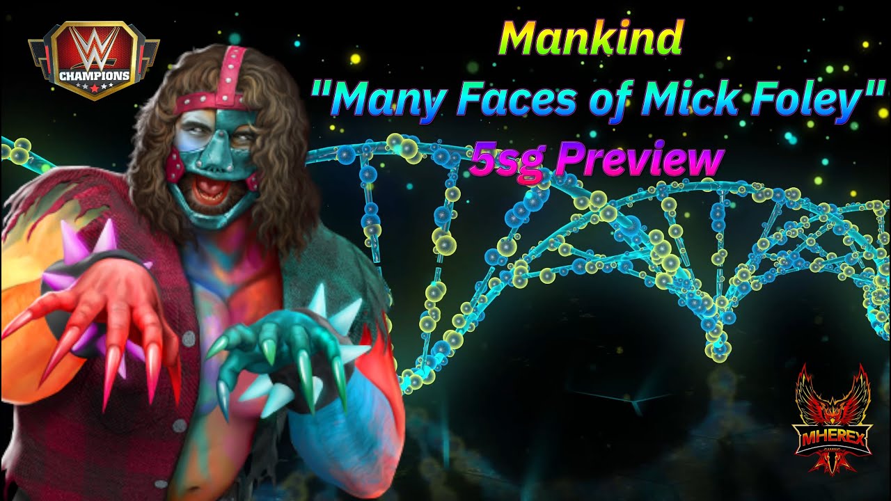 Mankind "Many Faces of Mick Foley" 5sg Preview Featuring 5 Builds With ...