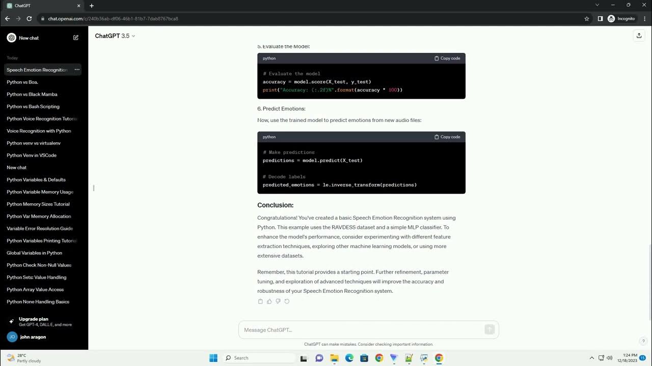 speech emotion recognition python github - YouTube