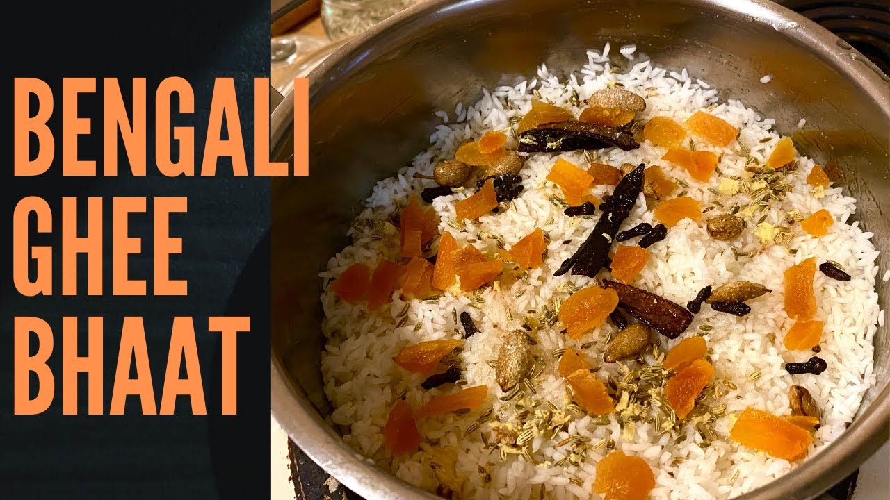 Bengali Ghee Bhaat | Mishti Pulao | Ghee Rice Recipe - YouTube