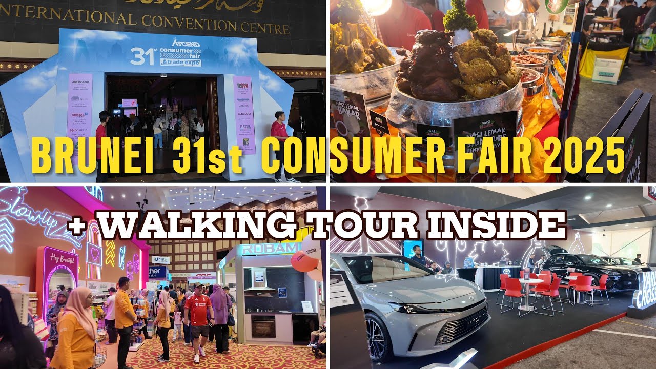 Brunei 31st Consumer Fair 2025 + Walking Tour Inside! - YouTube