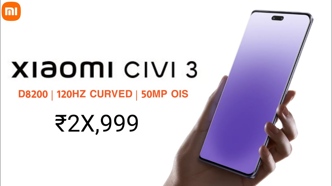 Xiaomi Civi 3 Launched @ ₹2X,999 🔥 Xiaomi Civi 3 Price & Specs | Xiaomi Civi 3 5G 🔥 - YouTube