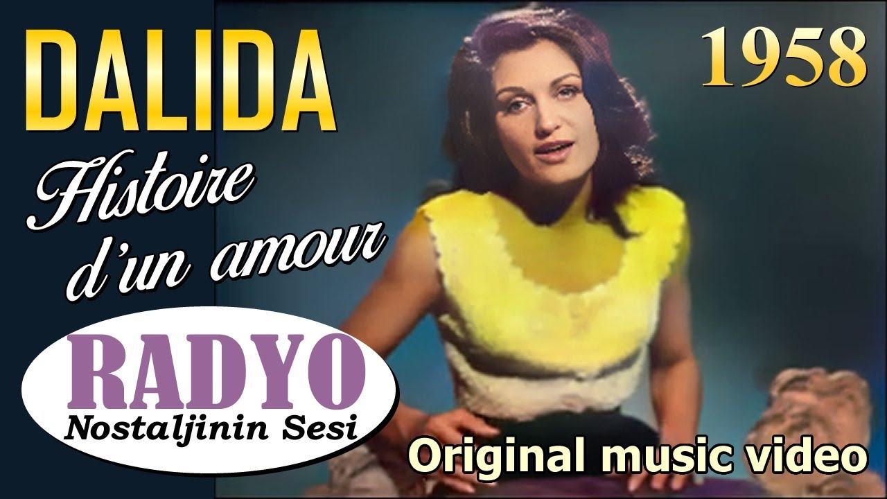 Dalida - Histoire d'un amour (1958) original footage - YouTube