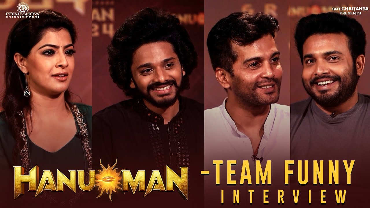 HanuMan Team Exclusive Interview | Teja sajja | Varalakshmi sarathkumar ...