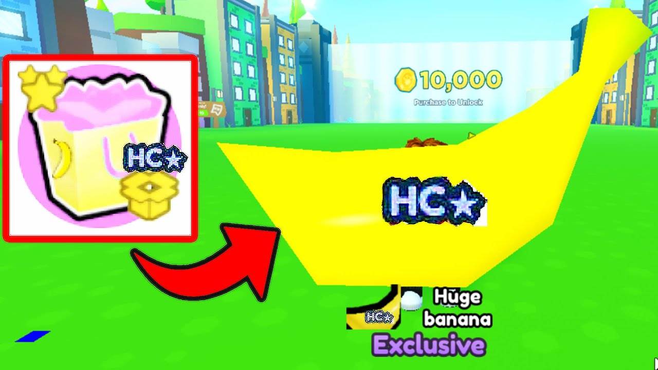 OMG...! Free Banana Gifts in Pet Simulator Z (Huge Banana) - YouTube