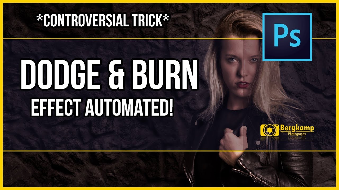 Dodge and Burn Effect Photoshop - Automatic adding dodge & burn look ...