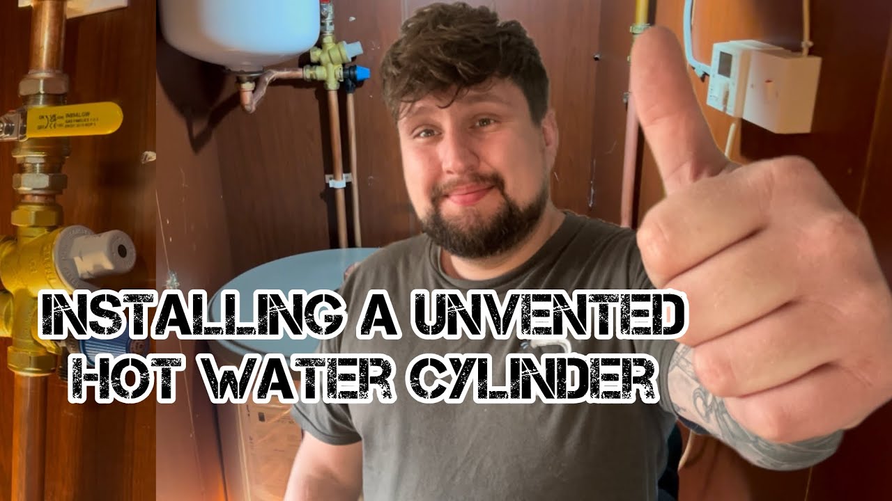 direct unvented cylinder install (almost enjoyed this one) - YouTube