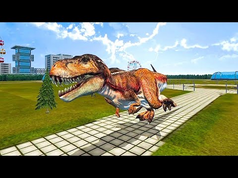 DINOSAURUS KABUR DARI KANDANG ? T-REX LEPAS MAKAN ORANG 😱 | Papi Reyn ...