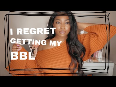 I REGRET my BBL 😭 - YouTube