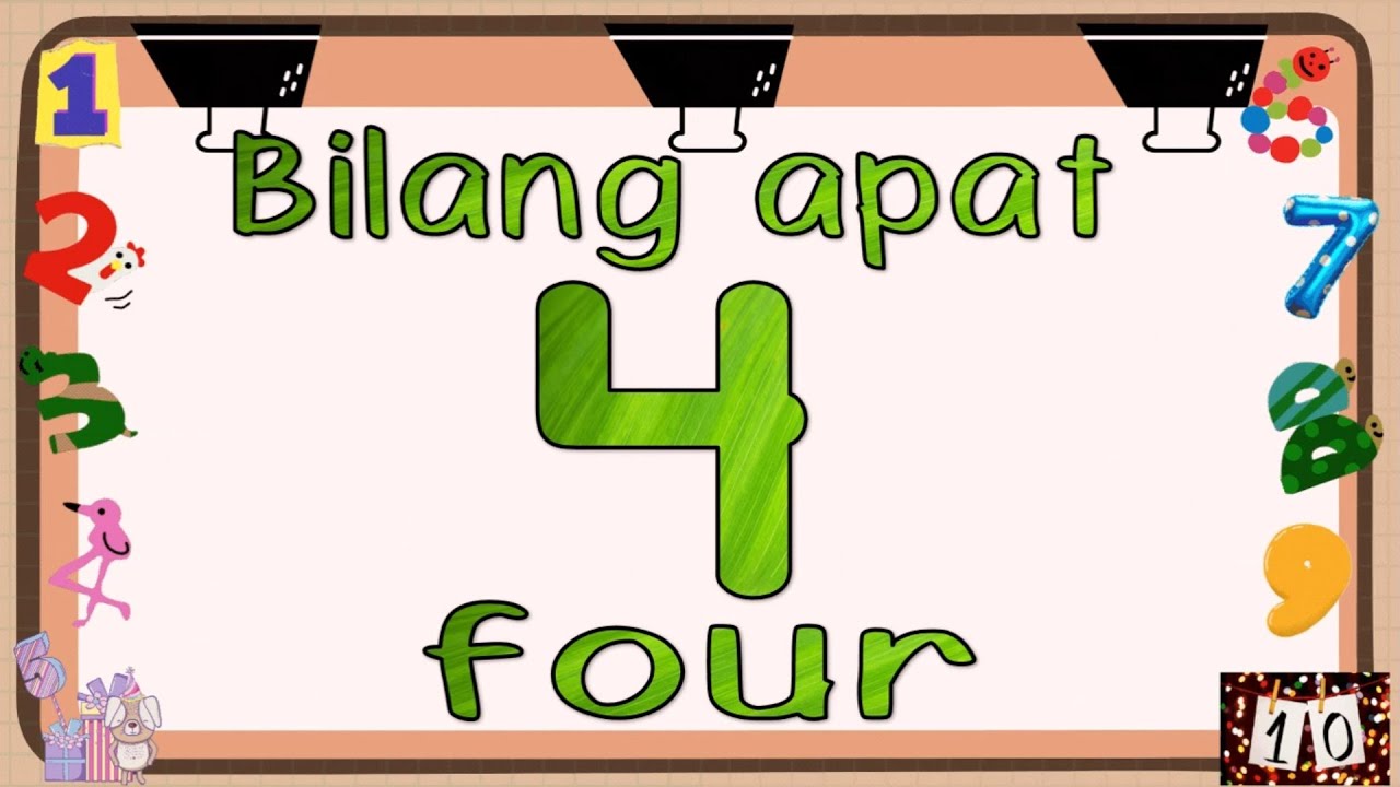 Paano Matutong Bumilang Basic Math Bilang Apat Four 4 Teacher Ellen Youtube