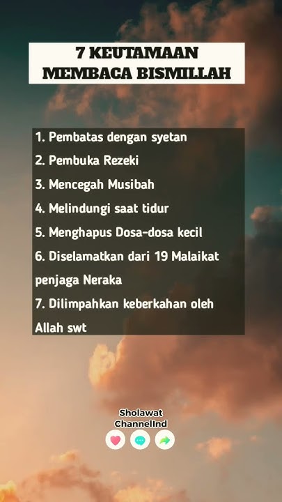 Dasyatnya !! Keutamaan Membaca Bismillah #Shorts #Islamic #dakwah - YouTube