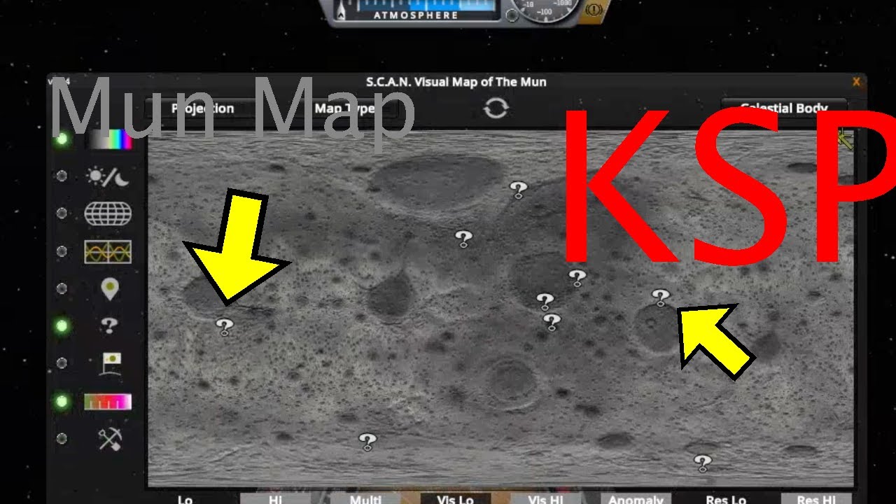 Mapping the Mun with ScanSat in KSP (Kerbal Space Program) - YouTube