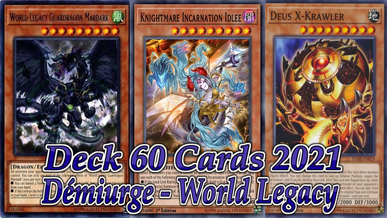 [Edo Pro] World Gears - World Legacy Deck 2021 60 Cards - YouTube