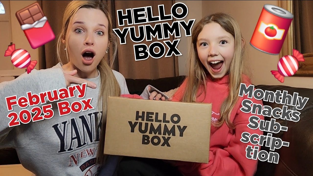 Hello Yummy Box February 2025 Snacks Monthly Subscription Mystery Box ...