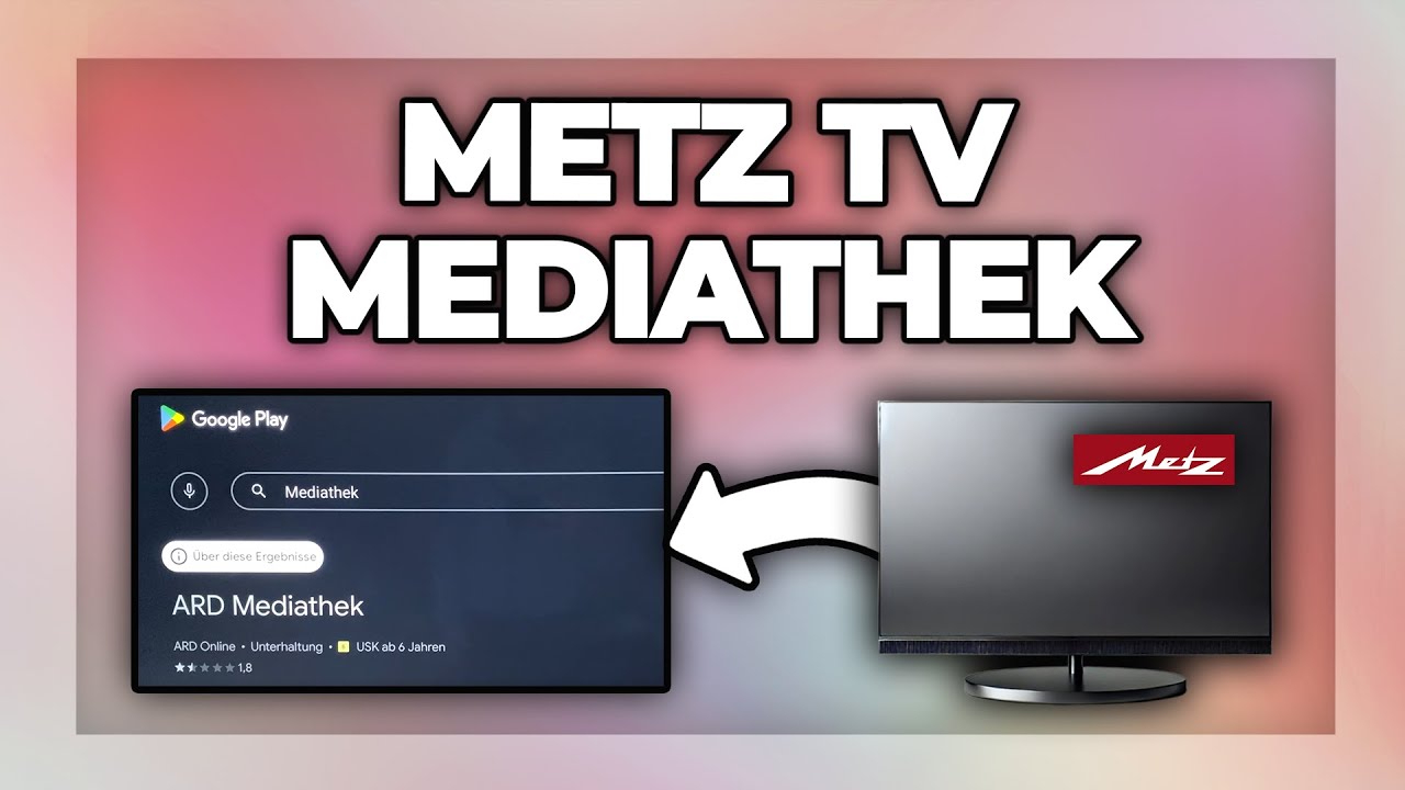 Metz Fernseher Mediathek aufrufen - Tutorial - YouTube
