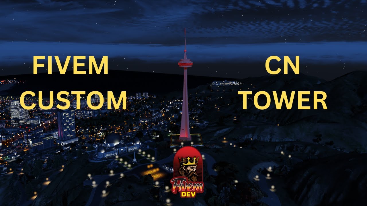 "CN Tower MLO Unveiled! Custom FiveM Masterpiece" Wakanda Mansion# ...