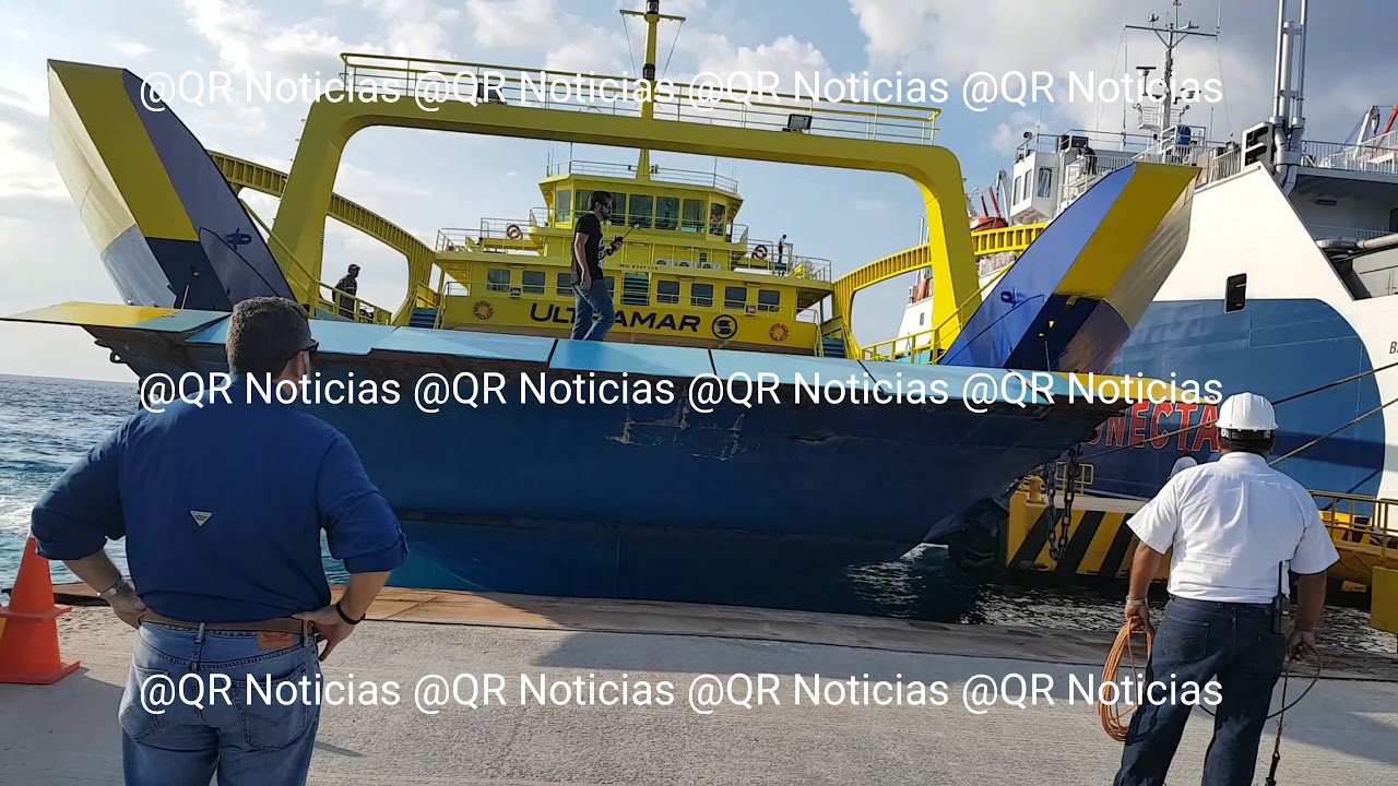 EL NUEVO FERRY DE ULTRAMAR YA ESTÁ EN COZUMEL - YouTube