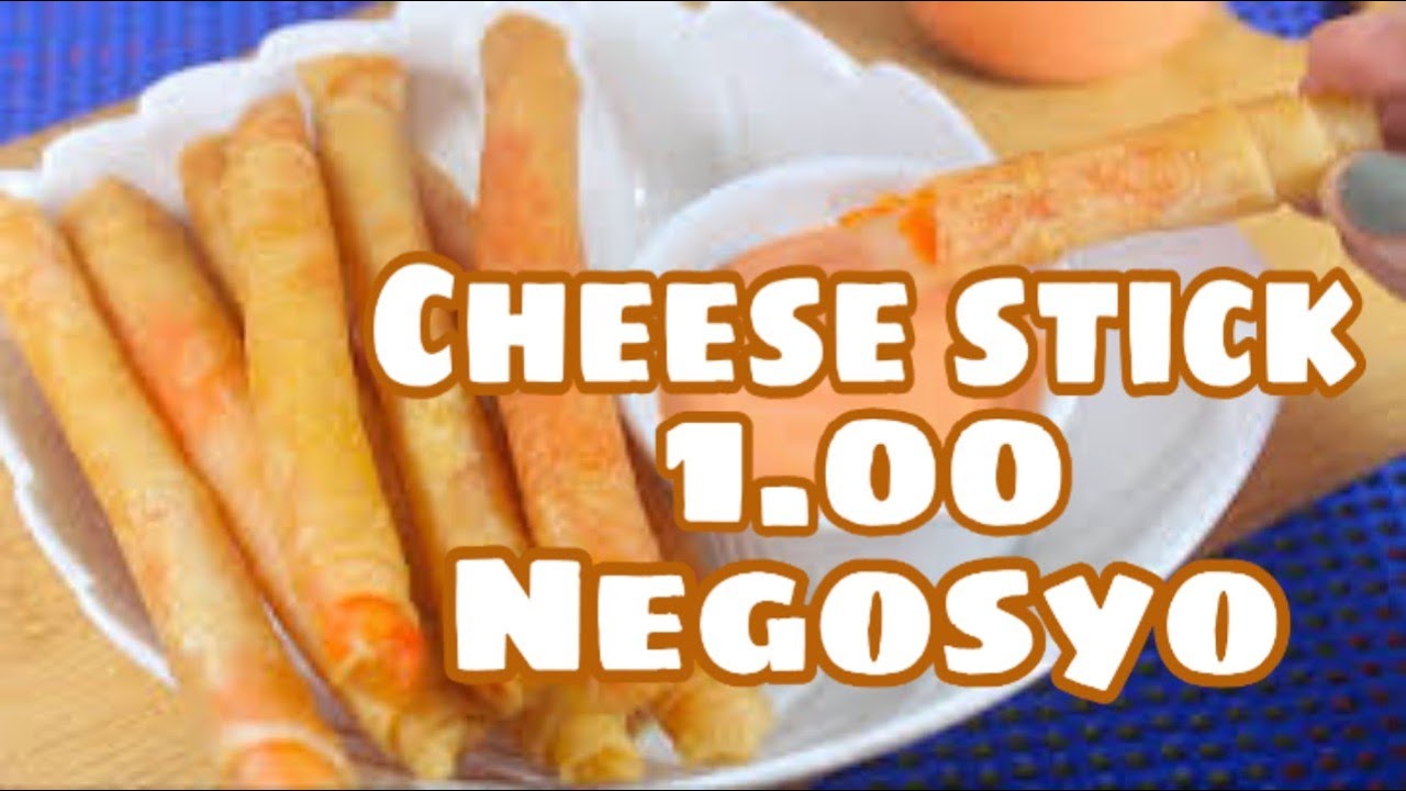 how to make cheese sticks| pang negosyo - YouTube