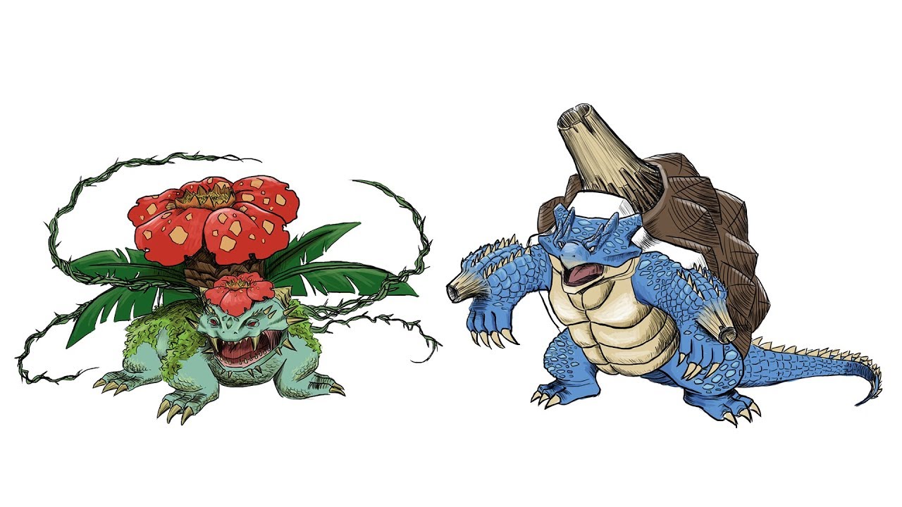 Realistic Pokemon Requests #2: Realistic Mega Blastoise, Mega Venusaur ...
