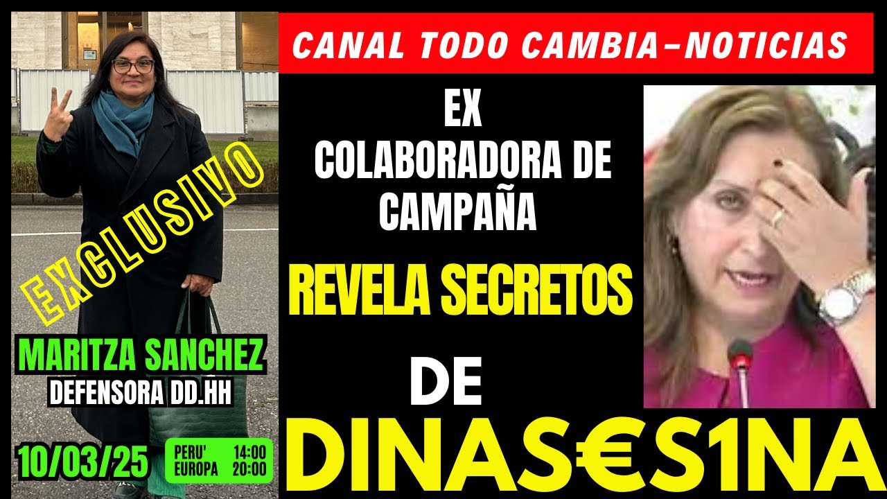 🔴#EXCLUSIVO MARITZA SANCHEZ/ EX COLABORADORA DE DINAS3S1NA REVELA ...