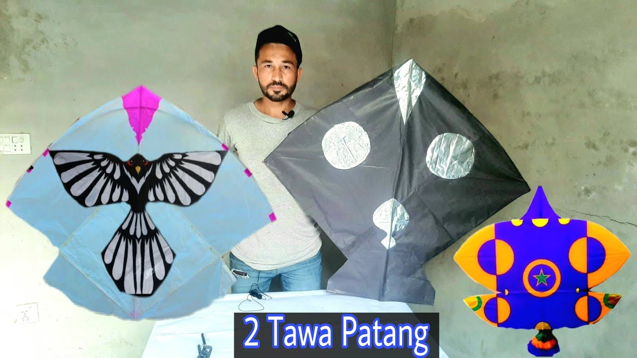 ||2 Tawa Kite|| Making At Home And Flying Test - YouTube