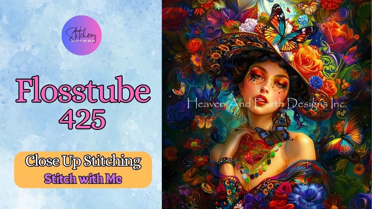 HAED Dreams Of Butterflies (New WIP Progress) Close-Up Stitching | SWM ...